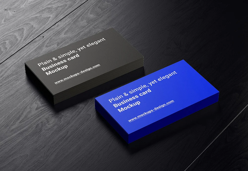 Visiting Card Mockup - One Stop Marketing Hub